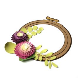 round embroidery frame