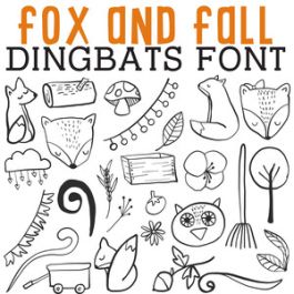cg fox and fall dingbats