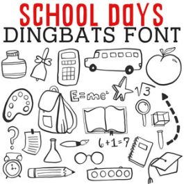 cg school days dingbats