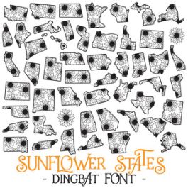 sunflower states font