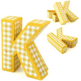 3d k letter box
