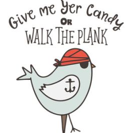 candy or the plank halloween