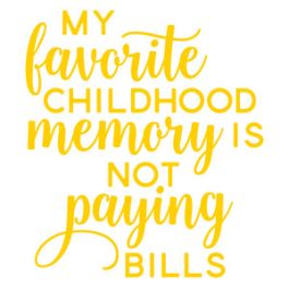 my favorite childhood memory