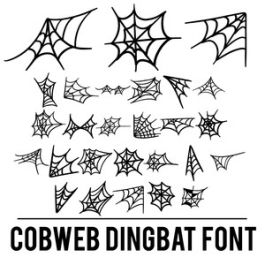 cobweb dingbat font