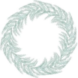 romantic christmas wreath