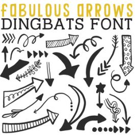 cg fabulous arrows dingbats|303024