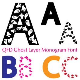 qfd ghost layer monogram font