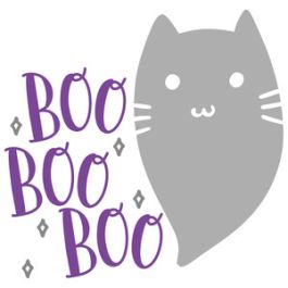 boo boo boo cat ghost