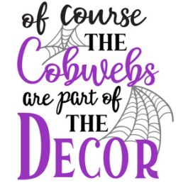 cobwebs part of decor