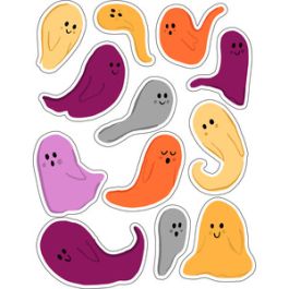 ml halloween ghosts boo stickers