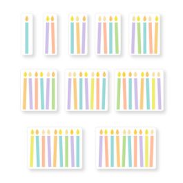 birthday candle stickers