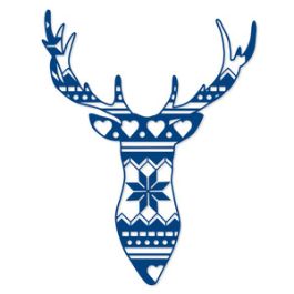 pattern stag head