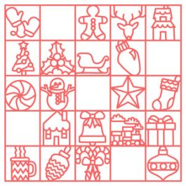 christmas icons background