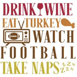 wine turkey football naps|307505