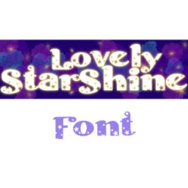 lovely starshine font|308542