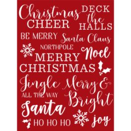 christmas word background