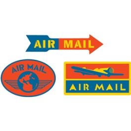 airmail labels