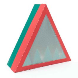 christmas tree triangle box