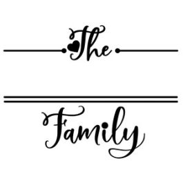 customizable family last name sign
