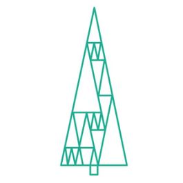 christmas tree triangles