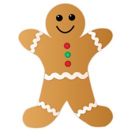 gingerbread cookie man