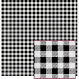 black and grey buffalo plaid pattern