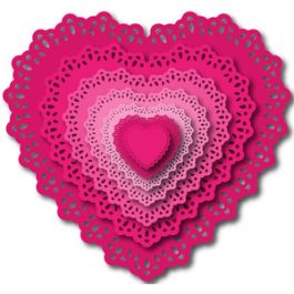 nested doily hearts|311478