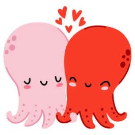 valentine's day octopus