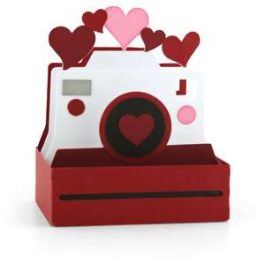 box card valentine camera
