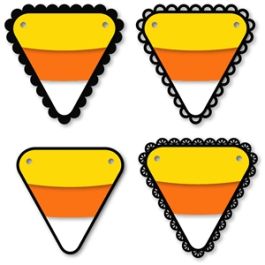 candy corn banners