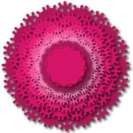 nested doily circle