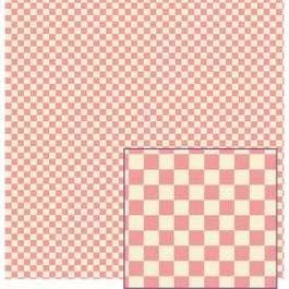 pink and cream gingham pattern