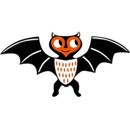vintage halloween bat