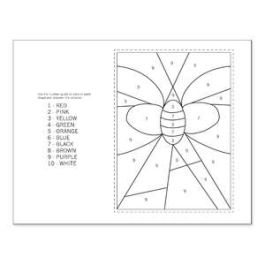 bee color by number