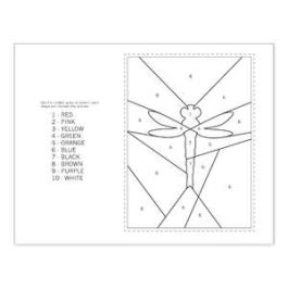 dragonfly color by number