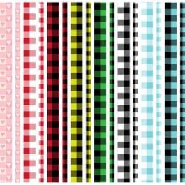 buffalo plaid border strips