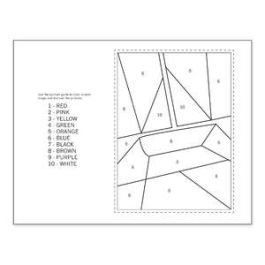 sailboat color by number