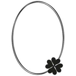 oval shamrock frame