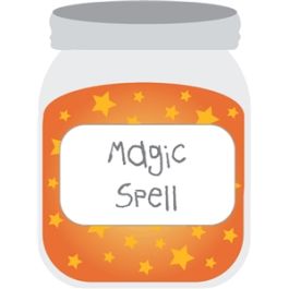 halloween mason jar - magic spell