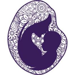 mother and baby zentangle mandala