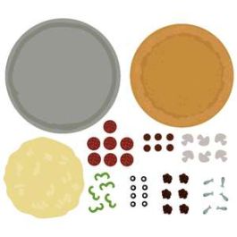 pretend pizza shop pizza and toppings