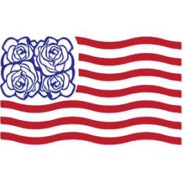rose american flag