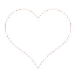 heart stitching holes|319221