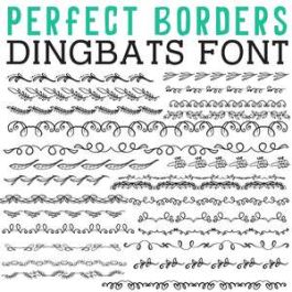 cg perfect borders dingbats