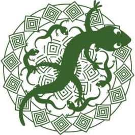 lizard gecko mandala