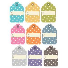 polka dot gift tags|320912