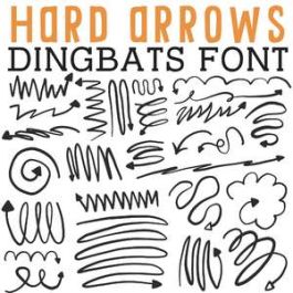 cg hard arrows dingbats