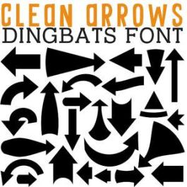 cg clean arrows dingbats