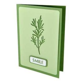rosemary smile stencil card