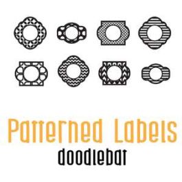 patterned labels doodlebat